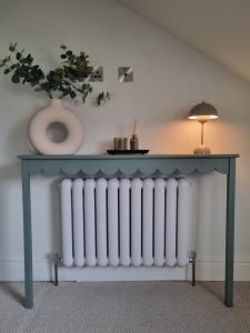 Scallop Front Radiator Console Table - Devlin And Co